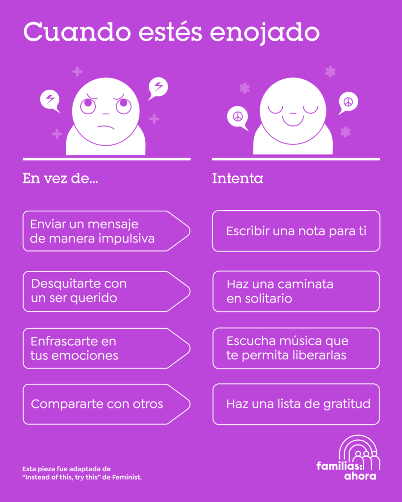 Cuando estés enojado - Familias: Ahora