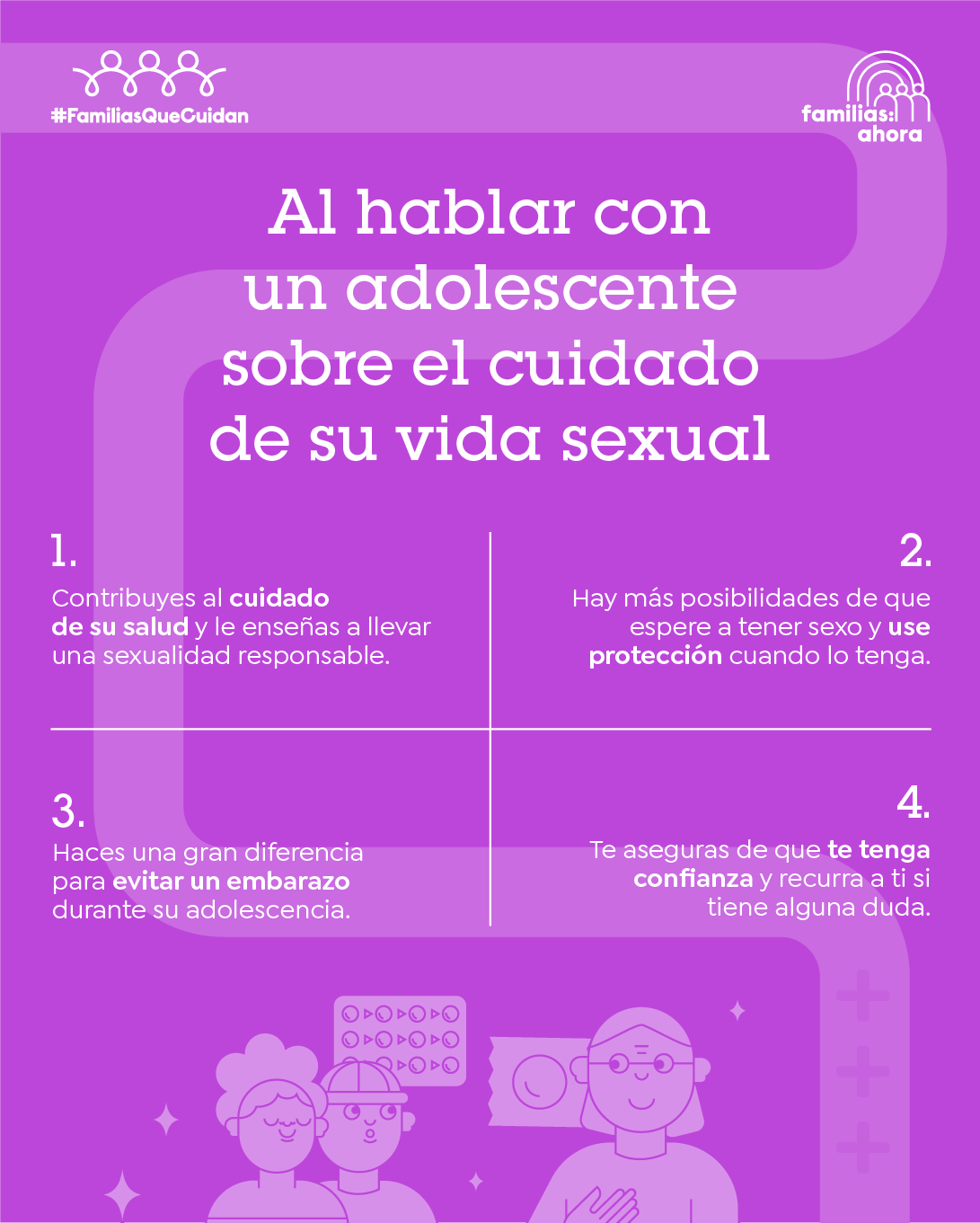 Al Hablar Con Un Adolescente Sobre El Cuidado De Su Vida Sexual